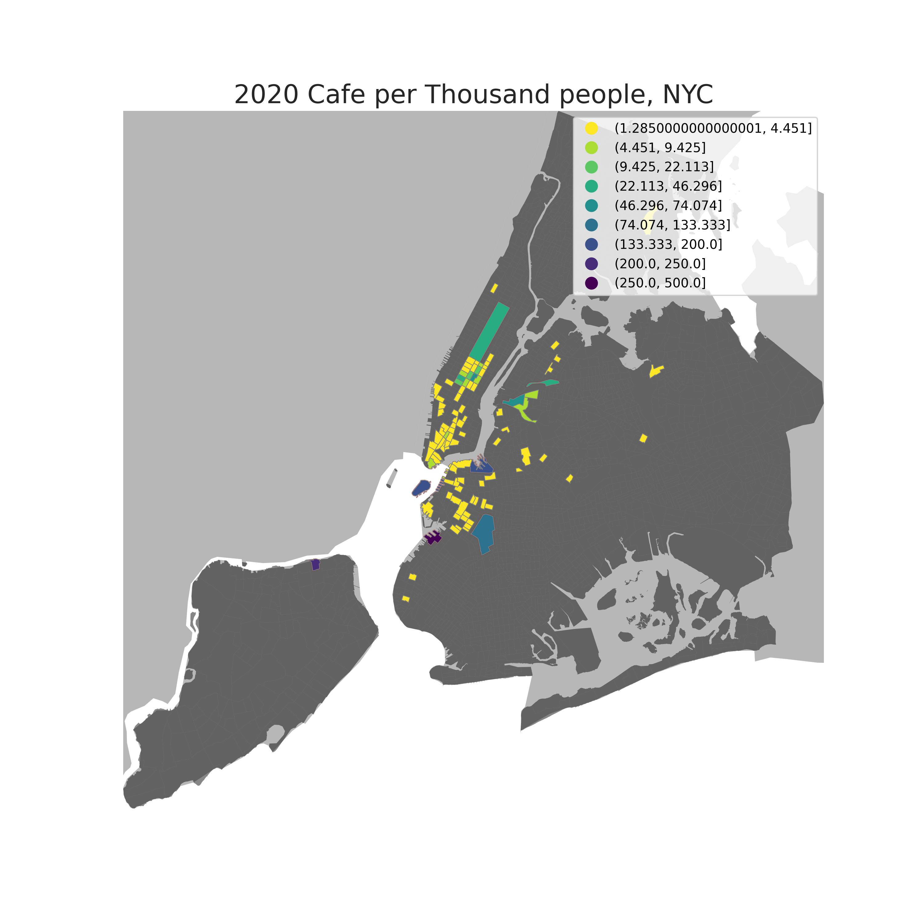 Exploring the Geospatial Dynamics of Third Wave and Local Cafes in New York City | cafe